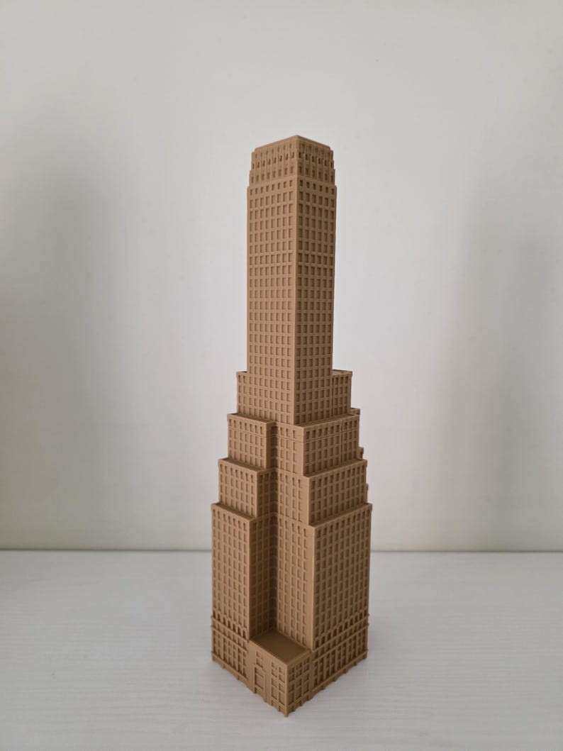 Nelson Tower New York, Art Deco Skyscraper Replica, Architecture Gift ...