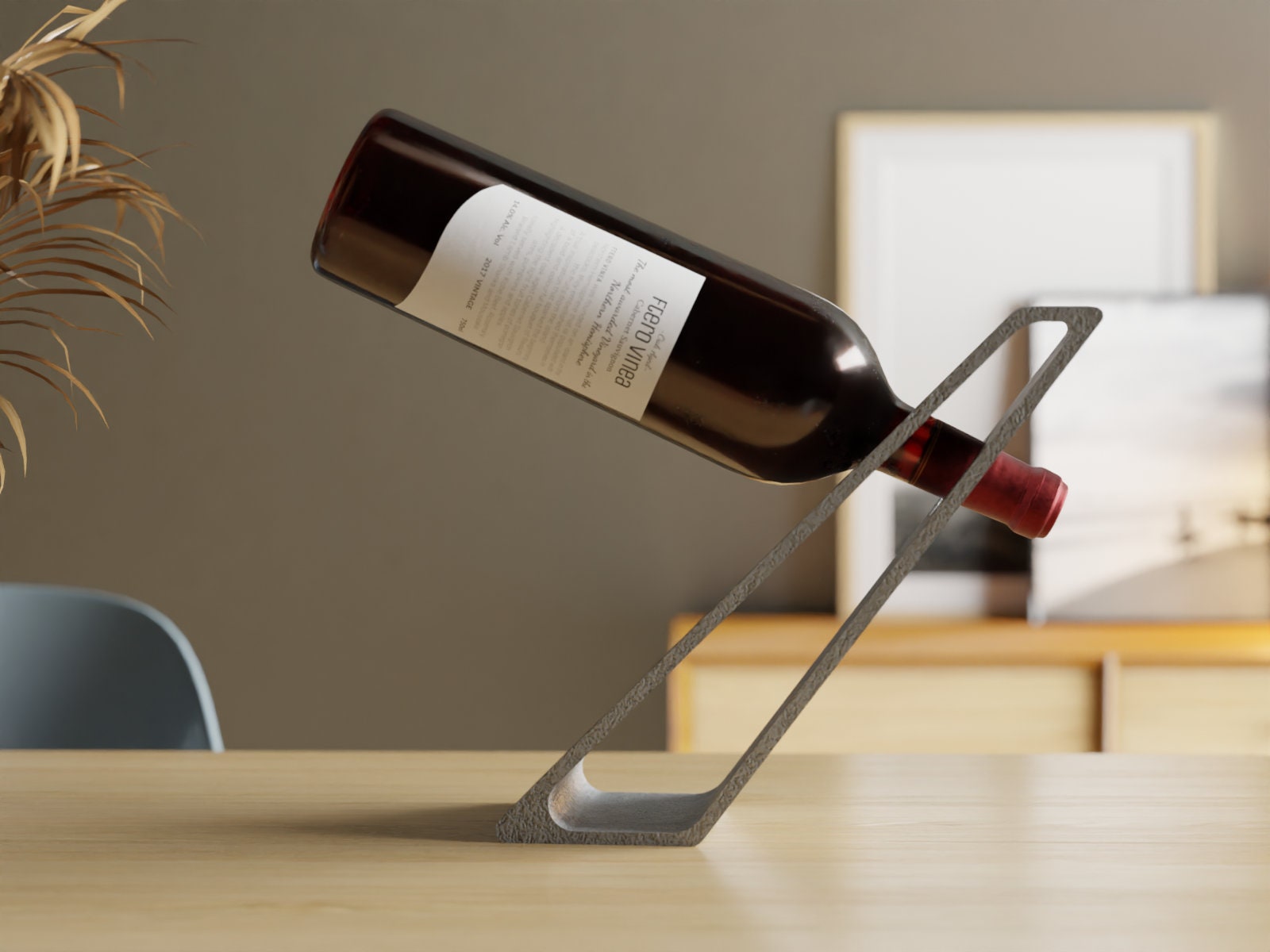 Unique 3D Printed Gravity Wine Holder Modern Wine Rack Decor - Etsy