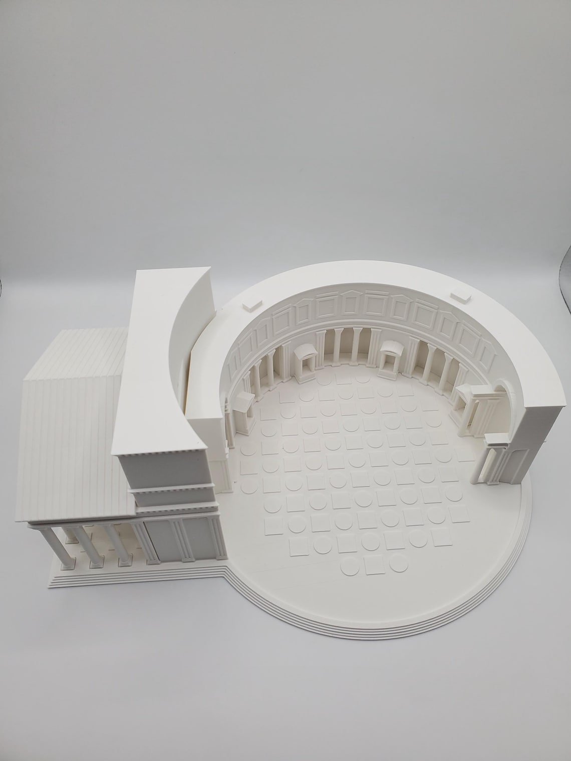 Pantheon Cross Section Model, Ancient Roman Architecture Model ...
