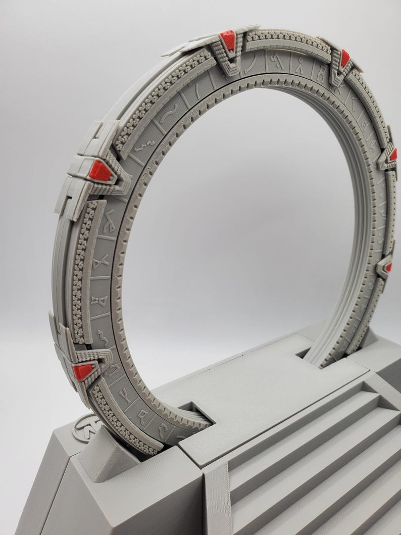 Stargate Model With Off-world Pedestal and DHD – Intricately Detailed ...
