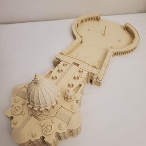 Vatican St Peter’s Basilica Model Kit, 3D Printed San Pietro Assembly ...