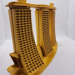 Marina Bay Sands Model, Diorama, Detailed Singapore Landmark ...