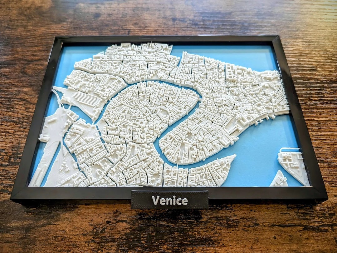 Venice City Landscape Model - Detailed 3D Map | Perfect Italian ...