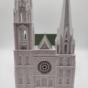 Chartres Cathedral Diorama Model – Gothic Architecture Display, Church ...