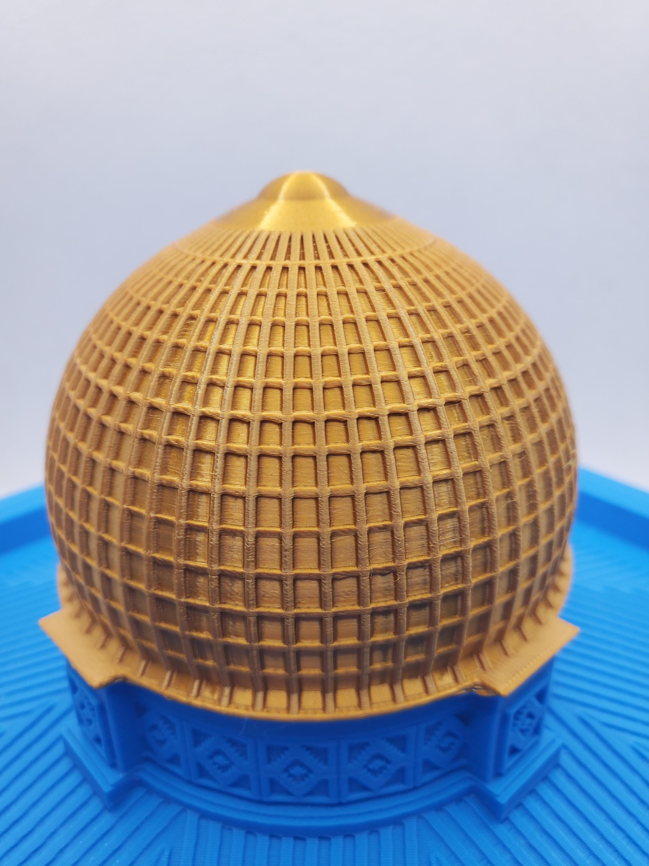 Dome of the Rock Model - Detailed Islamic Architecture Replica - Al ...