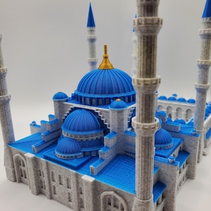 Blue Mosque - Sultanahmet Mosque Miniature | Ottoman Architecture ...