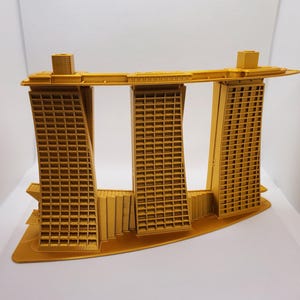 Marina Bay Sands Model, Diorama, Detailed Singapore Landmark ...