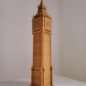 Big Ben Tower, Elizabeth Tower British Architecture Decor, Clock Tower ...