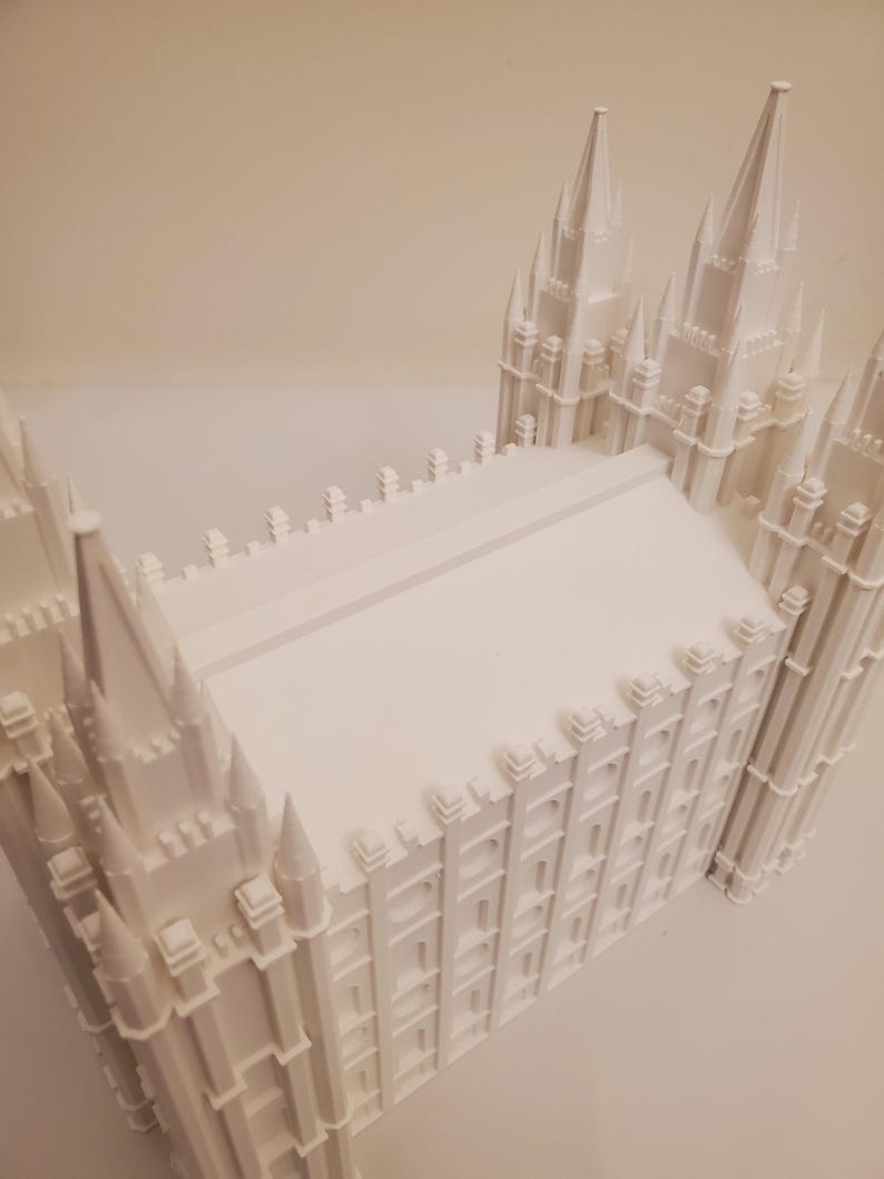 Salt Lake Temple Model, LDS Church Replica, Mormon Architecture ...