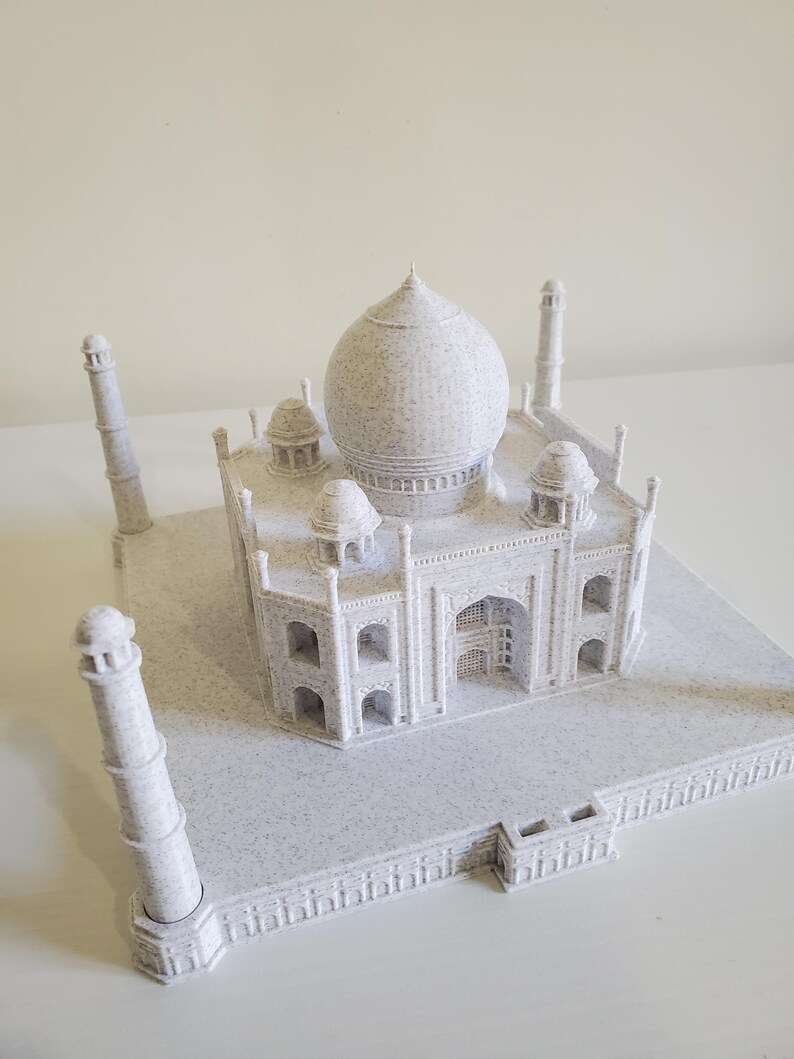 Taj Mahal Mosque Complex Diorama With Main Taj Mahal, Jawab, Mosque ...