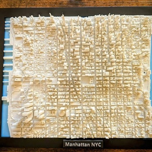 3D Manhattan Model - New York City Landscape Replica | Perfect NYC ...