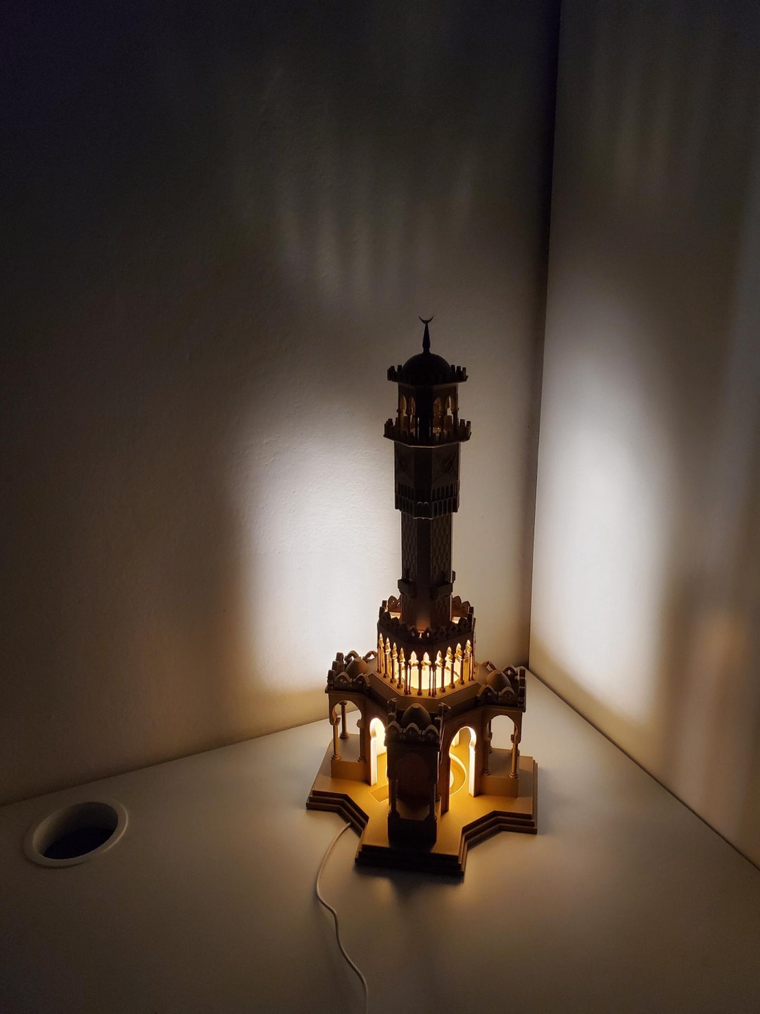 Izmir Clock Tower LED Lamp, Izmir Saat Kulesi, Turkish Architecture ...