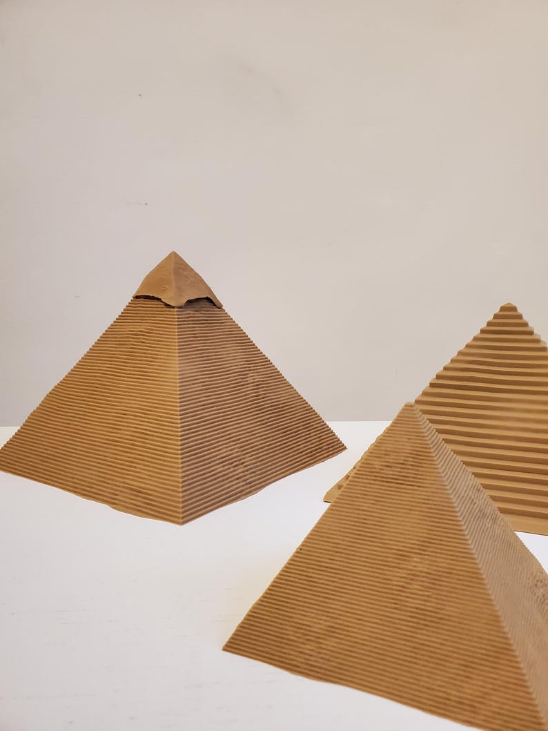 Pyramids Diorama Giza Pyramid Set, Great Pyramids of Egypt, Decorative ...