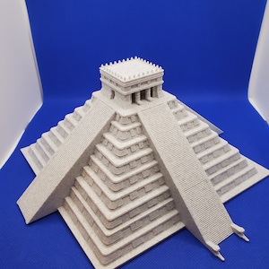 Chichen Itza Pyramid Model - Kukulkan Replica | Mexican Souvenir ...