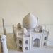 Exquisite 3D Printed Taj Mahal Model Handcrafted Architectural Replica ...