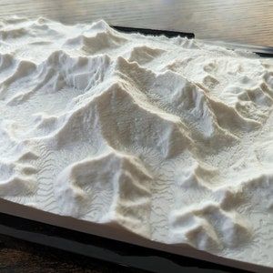 Large Model of Mt. Everest – Detailed Mountain Diorama – Perfect ...