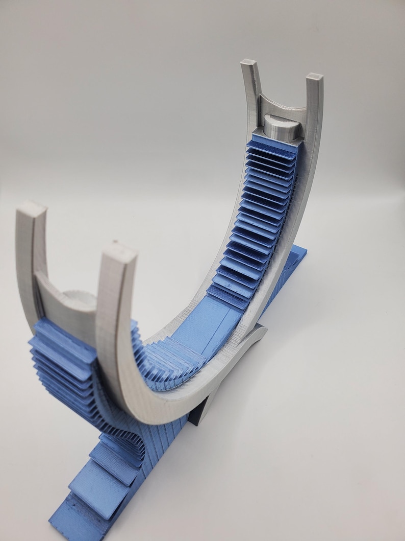 Katara Towers Doha Model – Iconic Crescent Skyscraper Replica in Blue ...