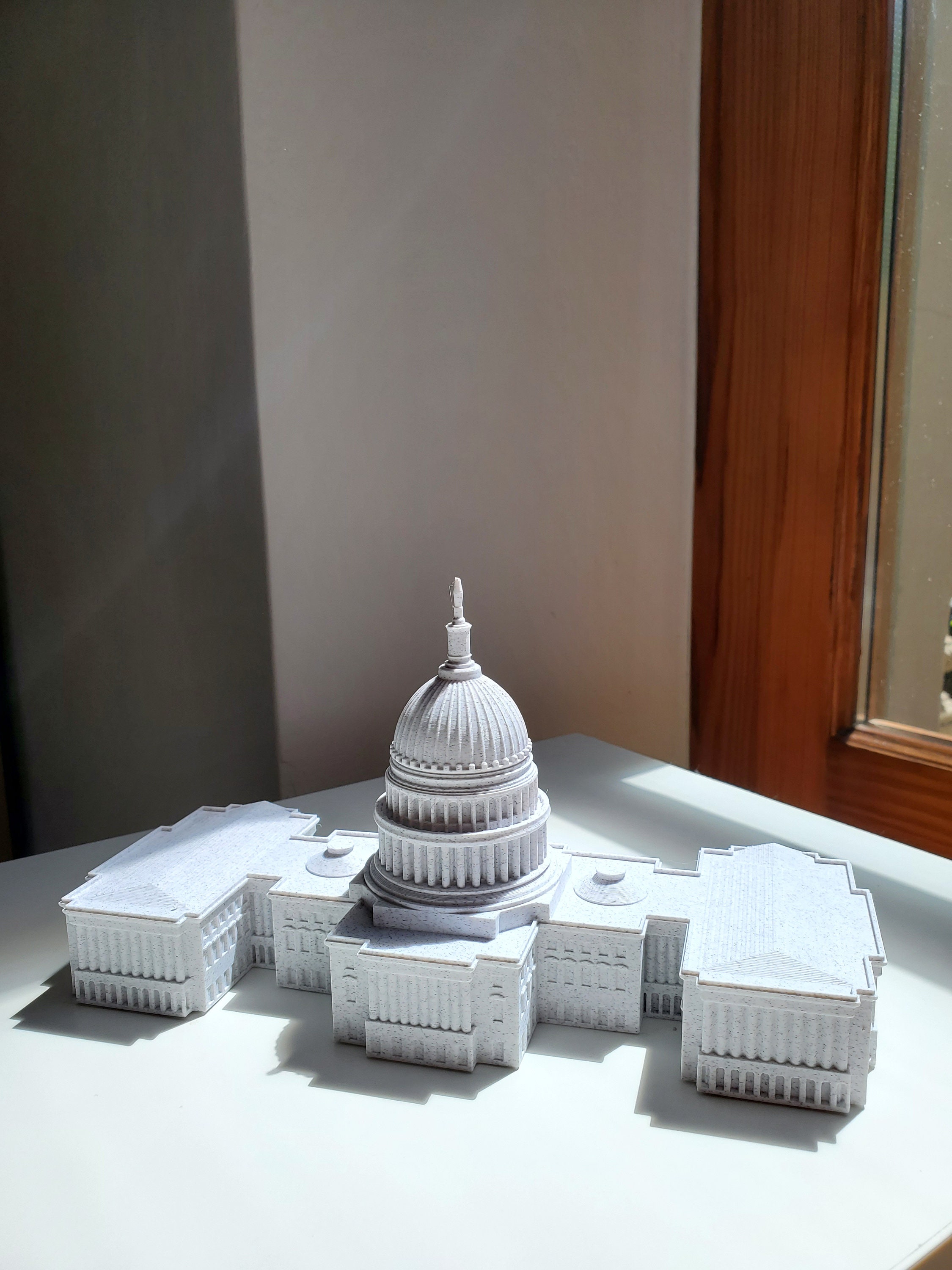 US Capitol Model, Architectural Building Replica, Detailed Scale Model ...