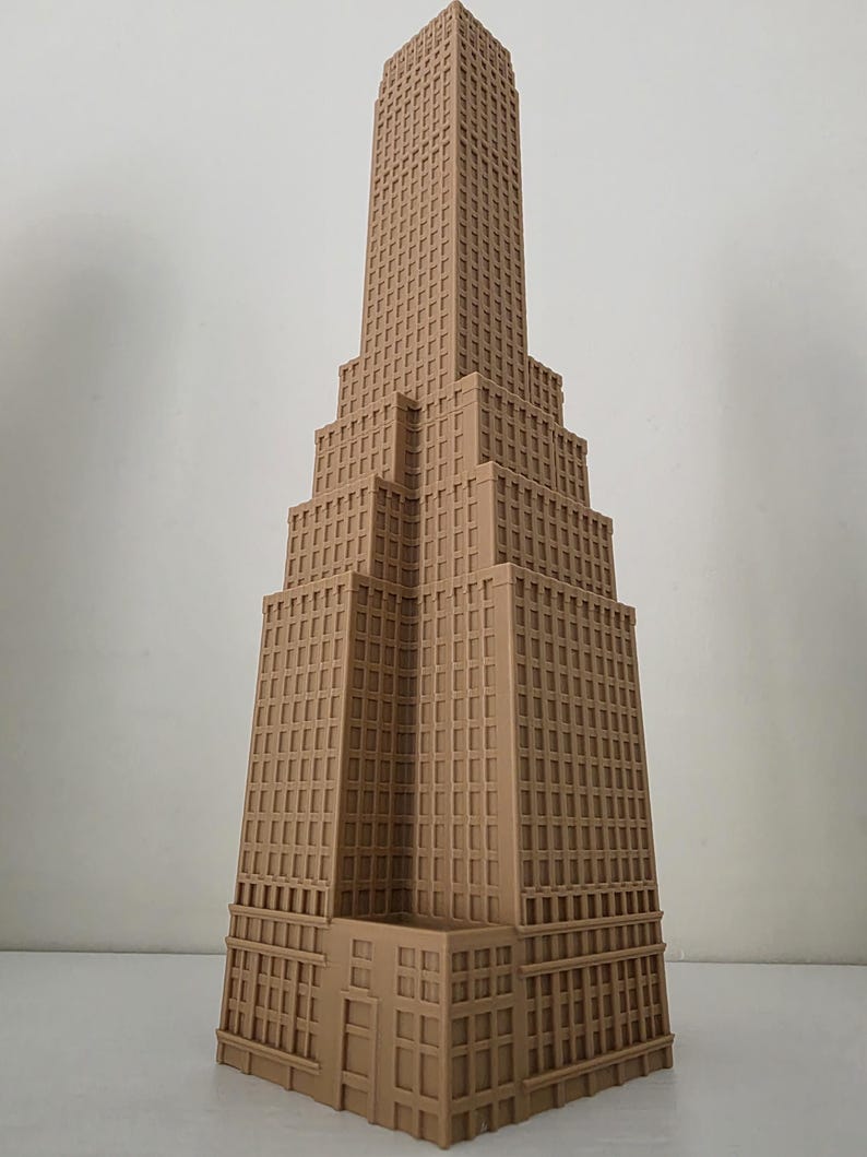 Nelson Tower New York, Art Deco Skyscraper Replica, Architecture Gift ...