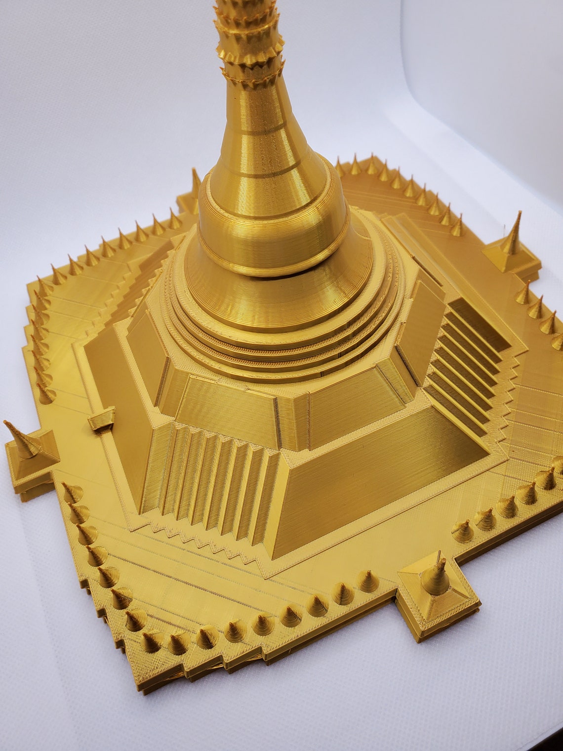 Exquisite 3D Model of Shwedagon Pagoda – Golden Replica – Myanmar ...