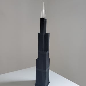 Willis Tower Model – Sears Tower Model, Chicago Skyline Architecture ...
