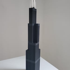 Willis Tower Model – Sears Tower Model, Chicago Skyline Architecture ...