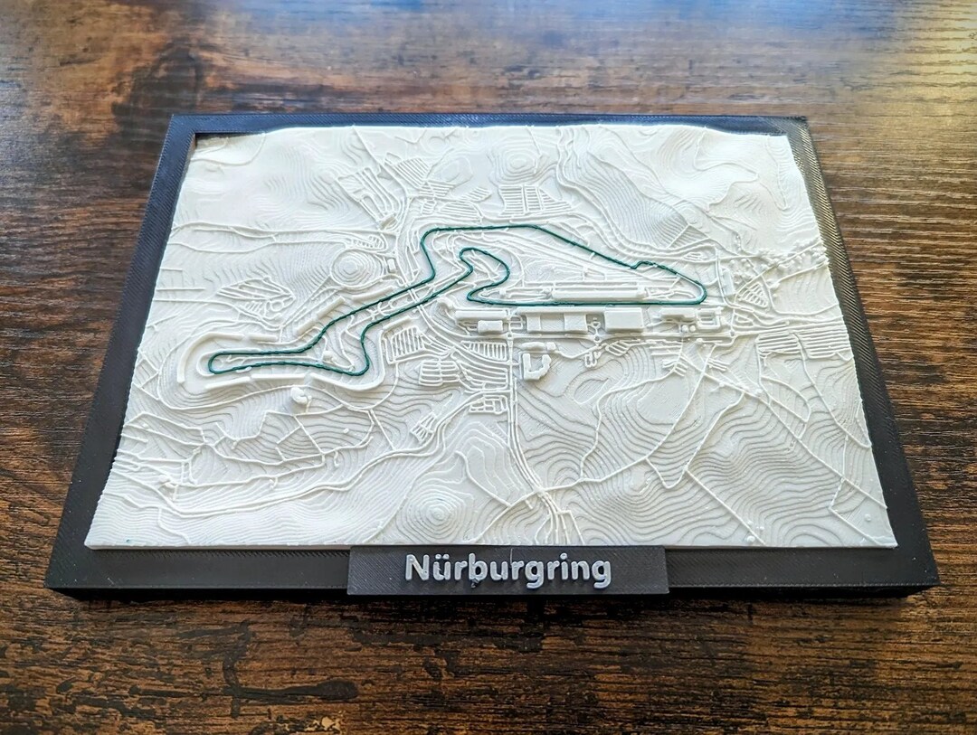 Nurburgring Race Track Model – Formula One Racing Track Gift – Unique ...