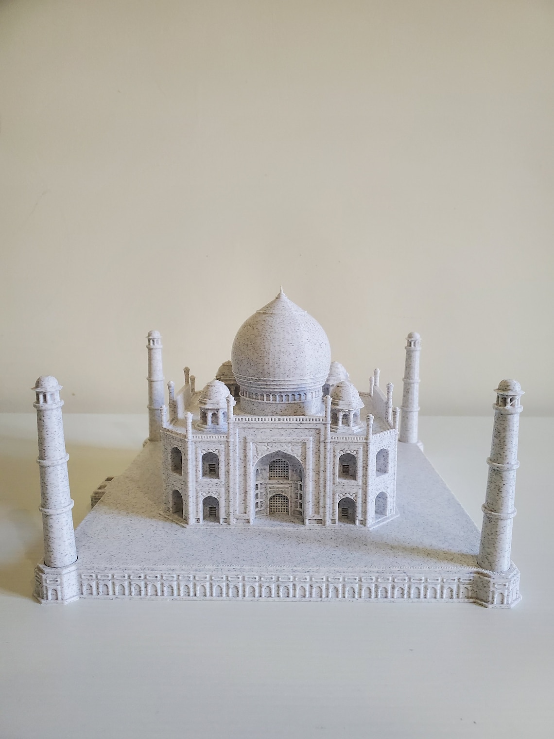 Exquisite 3D Printed Taj Mahal Model Handcrafted Architectural Replica ...