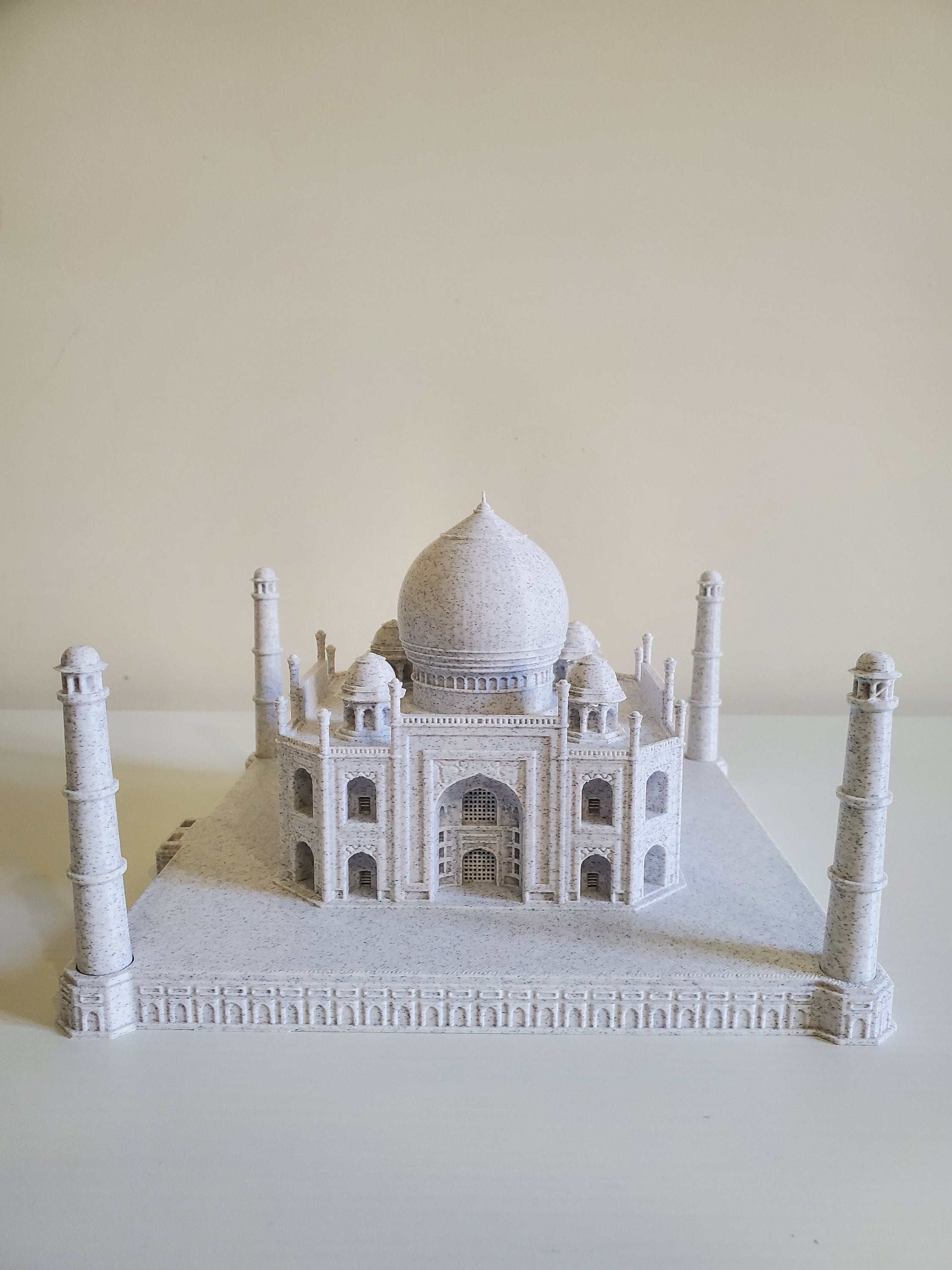 Exquisite 3D Printed Taj Mahal Model Handcrafted Architectural Replica ...