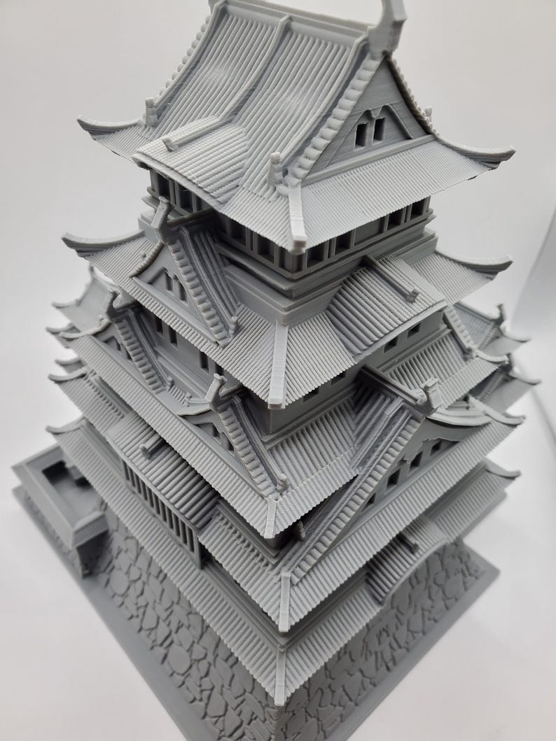Himeji Castle Model - White Heron Castle Replica - Historical Japanese ...
