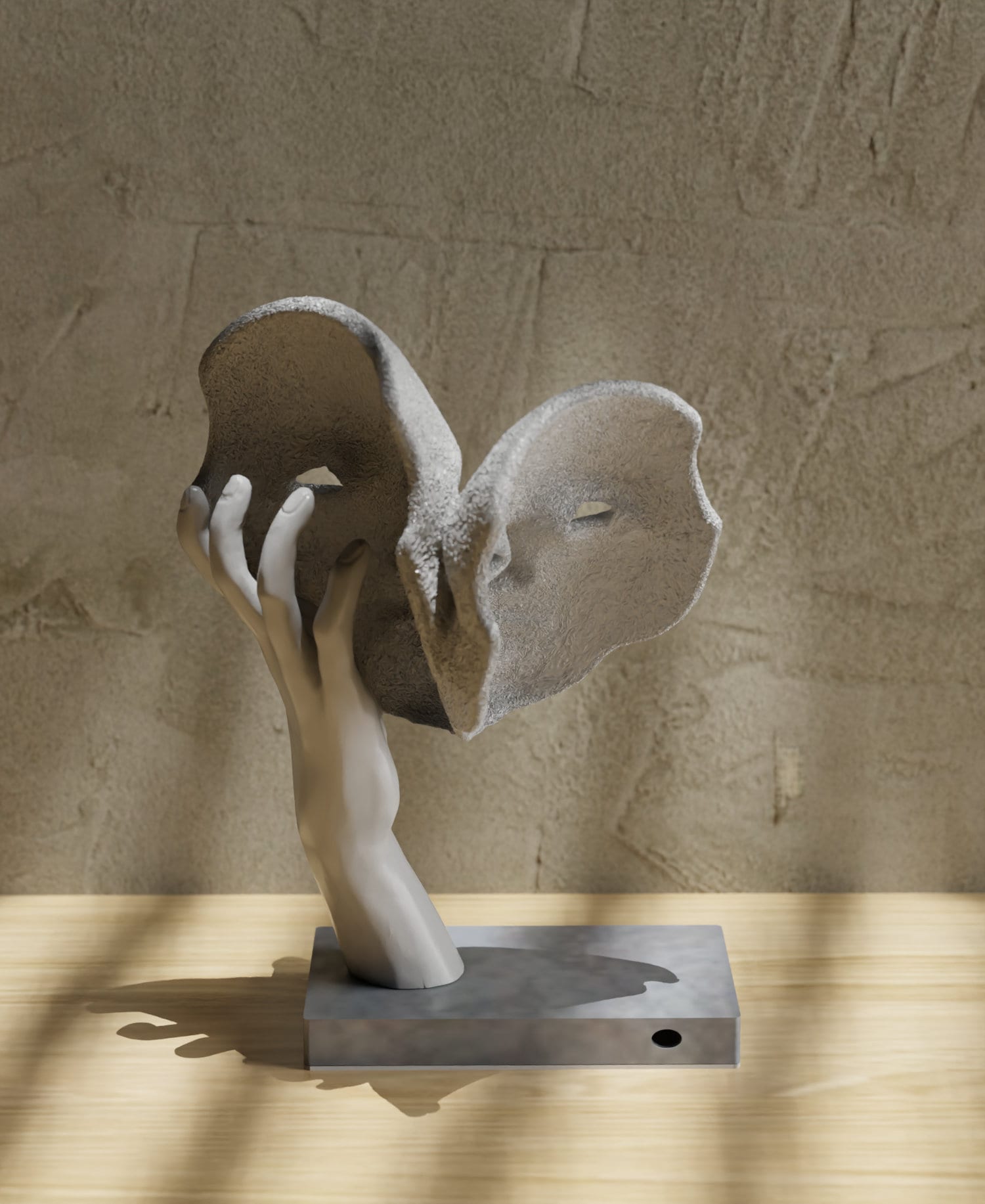 Abstract Face Sculpture Modern Art Decor Unique Contemporary Home ...