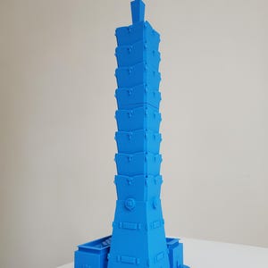 Taipei Tower Model – Assembled or DIY Kit, Detailed Architectural ...