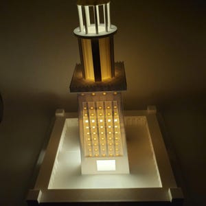Alexandria Lighthouse Model, Ancient Wonder Replica, Pharos of ...