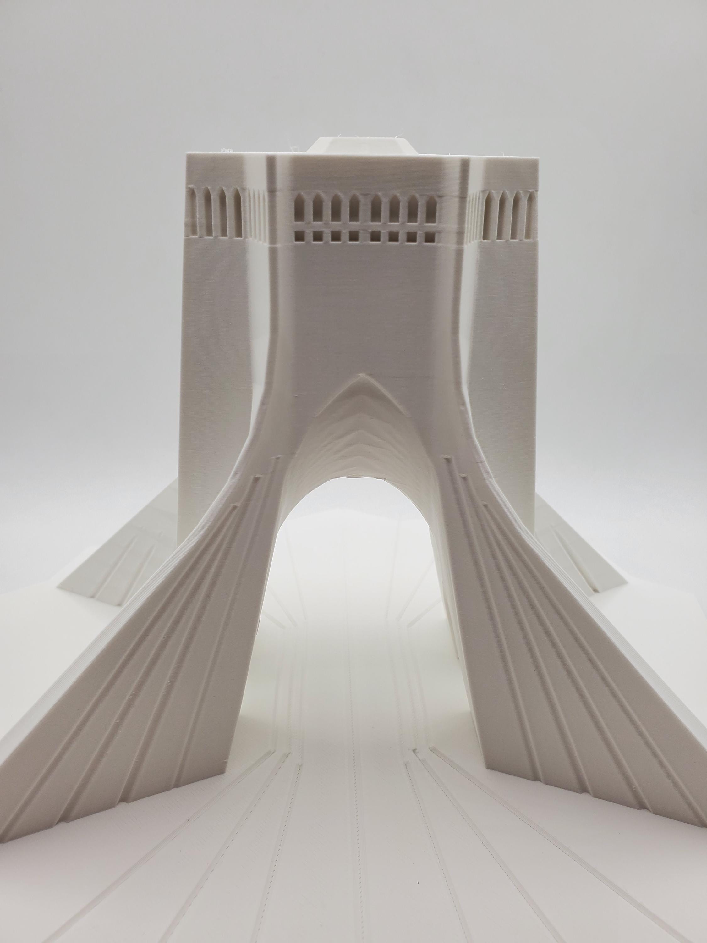 Azadi Tower Model, Tehran Monument Replica, Persian Architecture ...