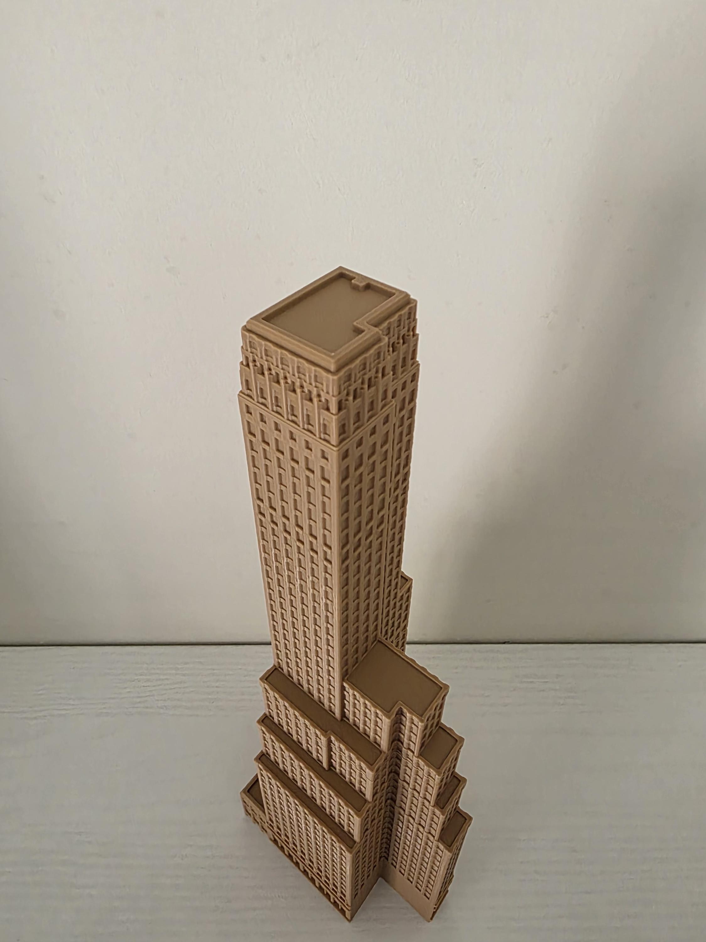 Nelson Tower New York, Art Deco Skyscraper Replica, Architecture Gift ...