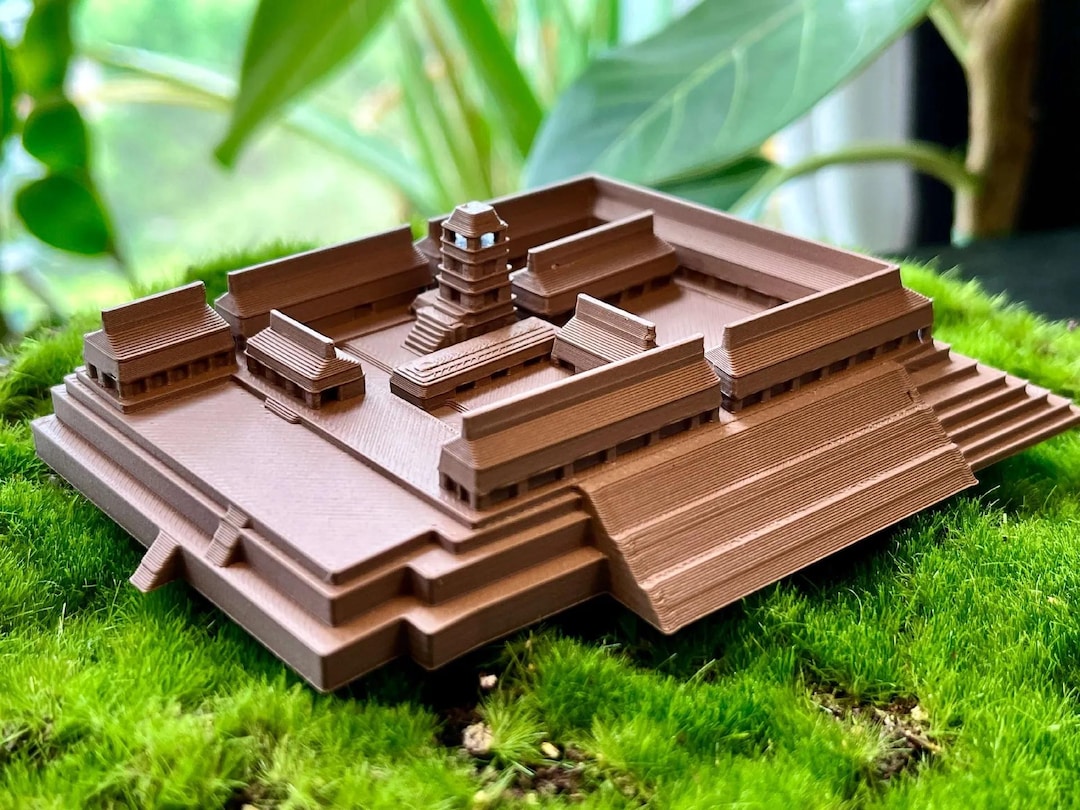 Palace of Palenque Diorama, Ancient Mayan Temple Replica, Chiapas ...