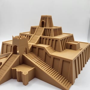 Ziggurat of Ur Model, Ancient Mesopotamian Temple, Historical Landmark ...