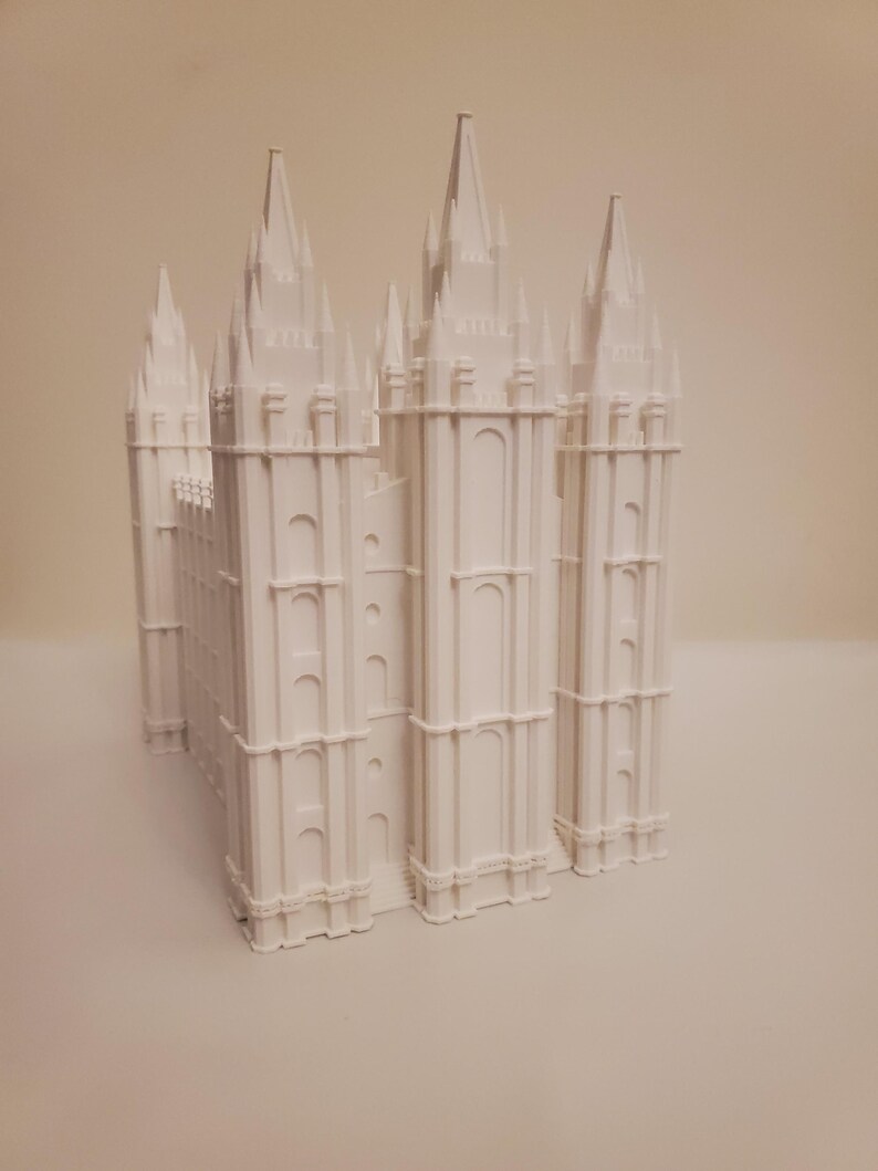 Salt Lake Temple Model, LDS Church Replica, Mormon Architecture ...