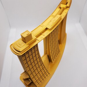 Marina Bay Sands Model, Diorama, Detailed Singapore Landmark ...
