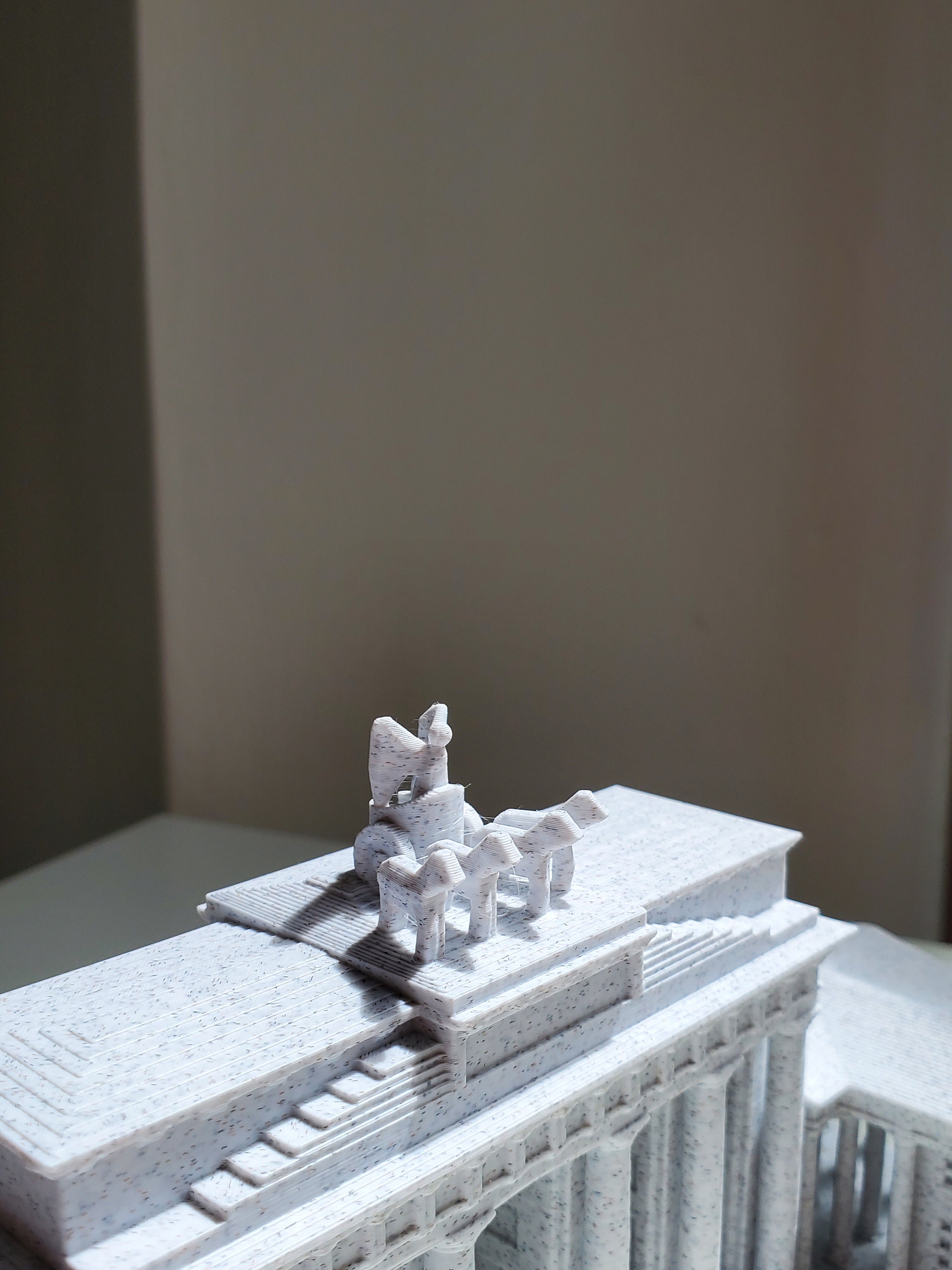 Brandenburg Gate Model - Detailed Miniature Replica of Berlin Landmark ...