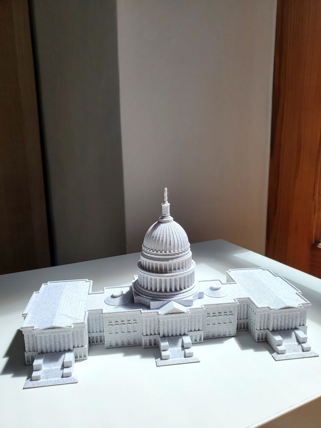 US Capitol Model, Architectural Building Replica, Detailed Scale Model ...