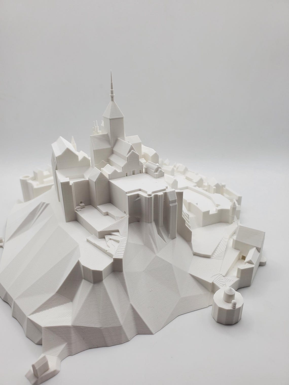 Mont Saint-michel Model, French Landmark Miniature, Historical ...