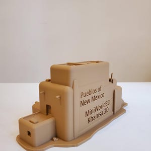 New Mexico Pueblo Architecture Model Southwestern Diorama Decor ...