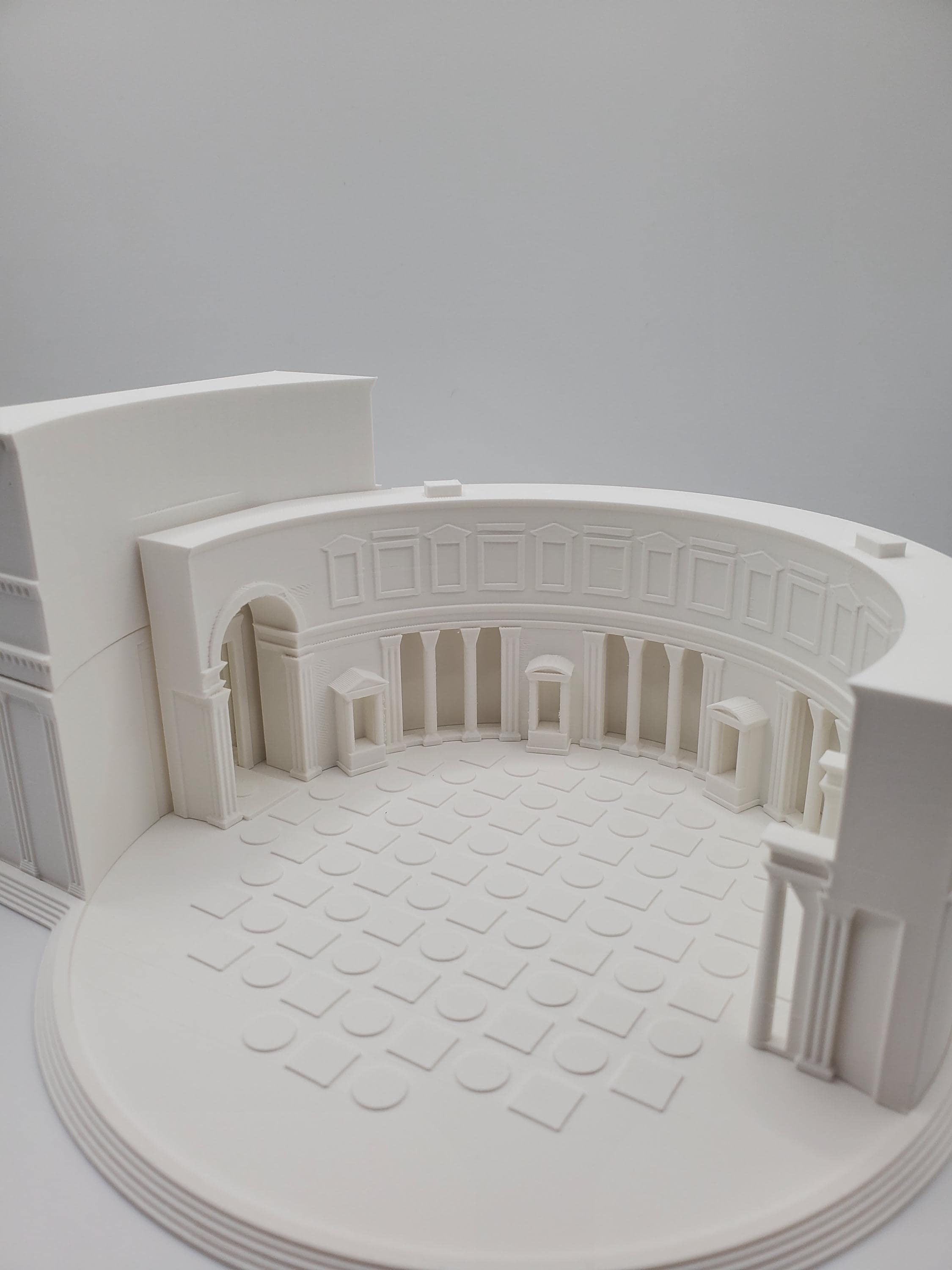 Pantheon Cross Section Model, Ancient Roman Architecture Model ...
