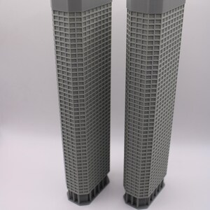 Presidential Towers N Scale Model - Chicago Diorama Building - Chicago ...