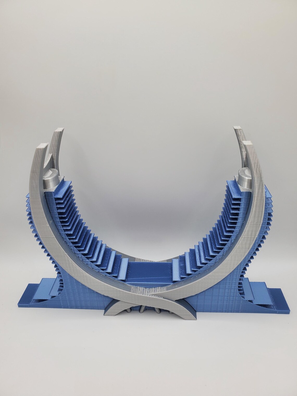 Katara Towers Doha Model – Iconic Crescent Skyscraper Replica in Blue ...