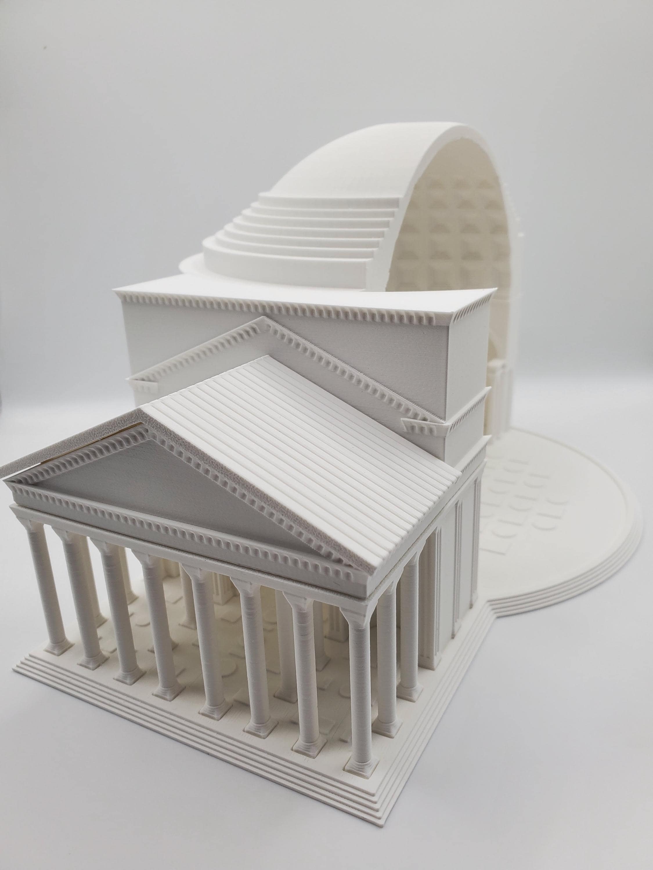 Pantheon Cross Section Model, Ancient Roman Architecture Model ...