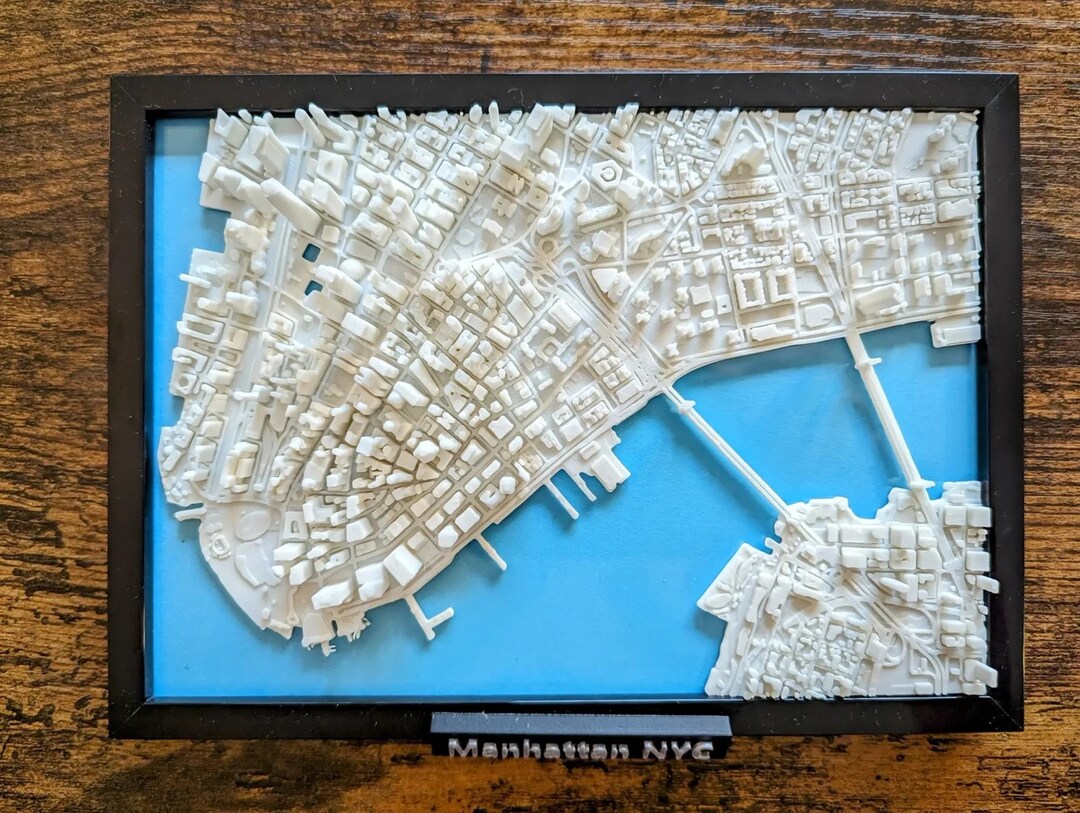 Lower Manhattan Cityscape Model – Detailed NYC Souvenir – Unique New ...