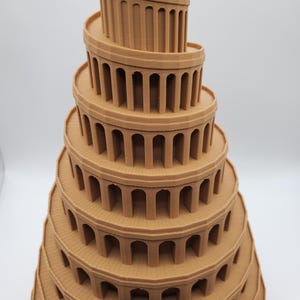 Tower of Babel Model - Diorama Scale Model - Babel Tower Complete ...