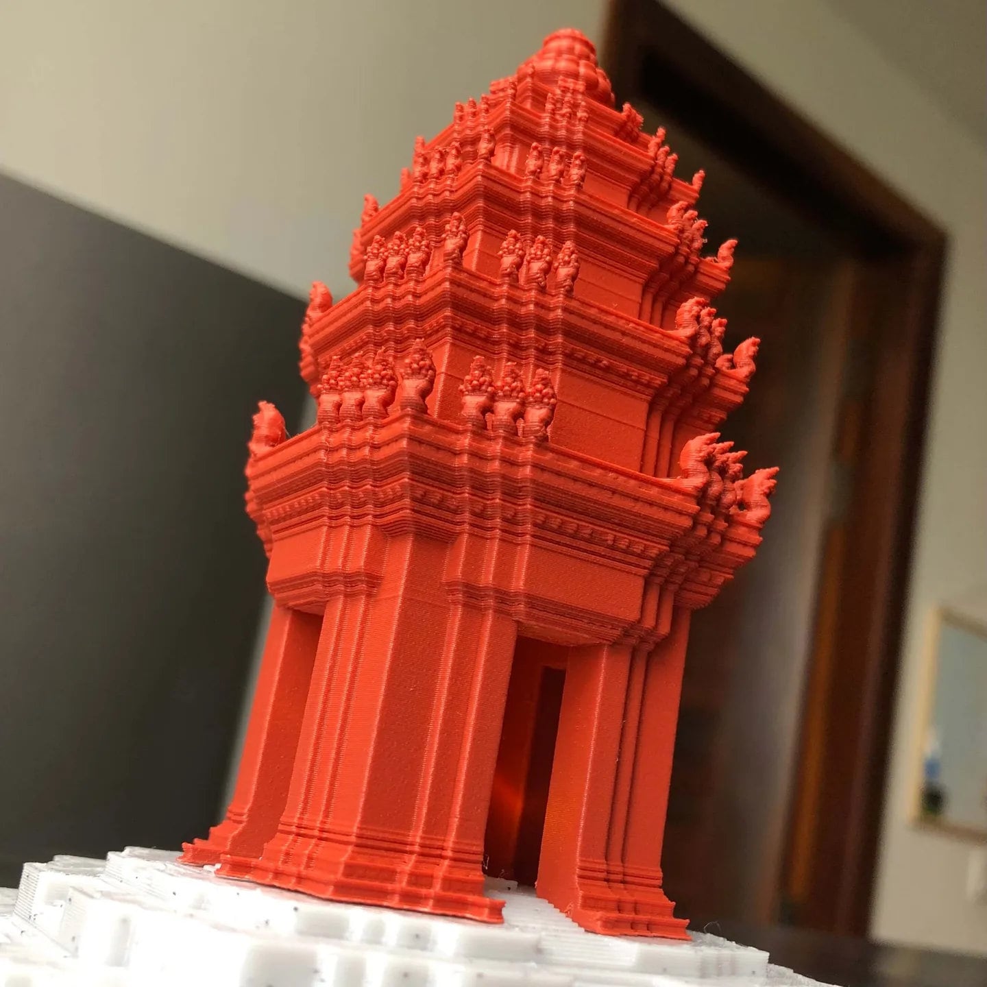 3D Printed Independence Monument Model Phnom Penh Cambodia Detailed ...